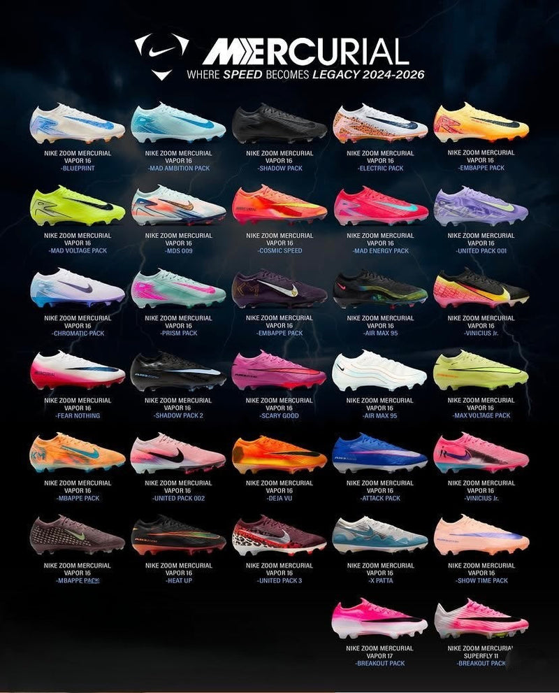 Nike Mercurial Vapor 2024 a 2026: Evolução, Modelos e Qual Comprar